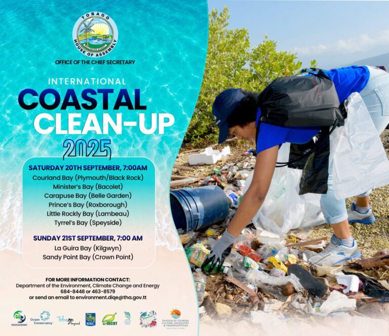 Preserving Tobago’s Natural Beauty. Coastal Clean-Up 2025 - Tobago ...